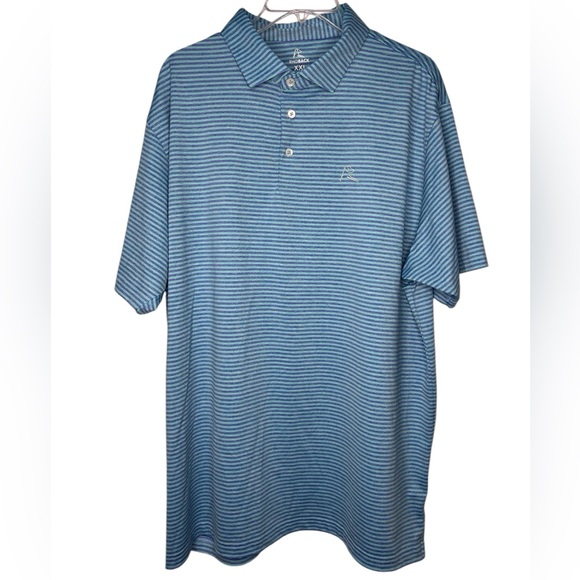 Rhoback | Shirts | Rhoback Mens Heathered Stripes Short Sleeve Polo ...